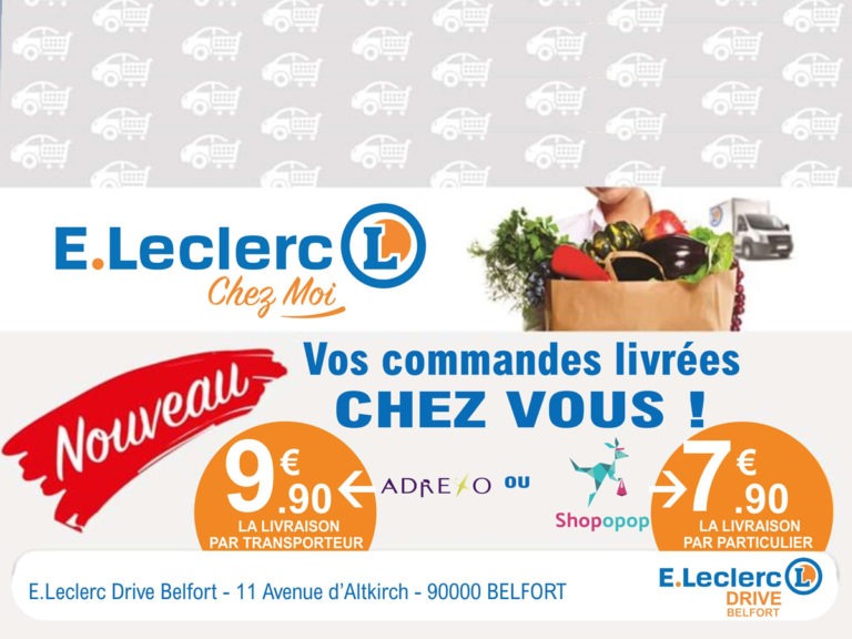 Drive - Drive – Livraison à Domicile à Belfort et à Valdoie